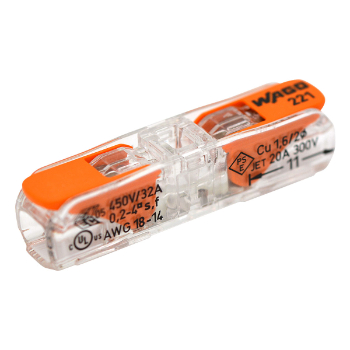 OKAPHONE - 221-2411 Lasklem voor soepele en massieve kabel - Wago